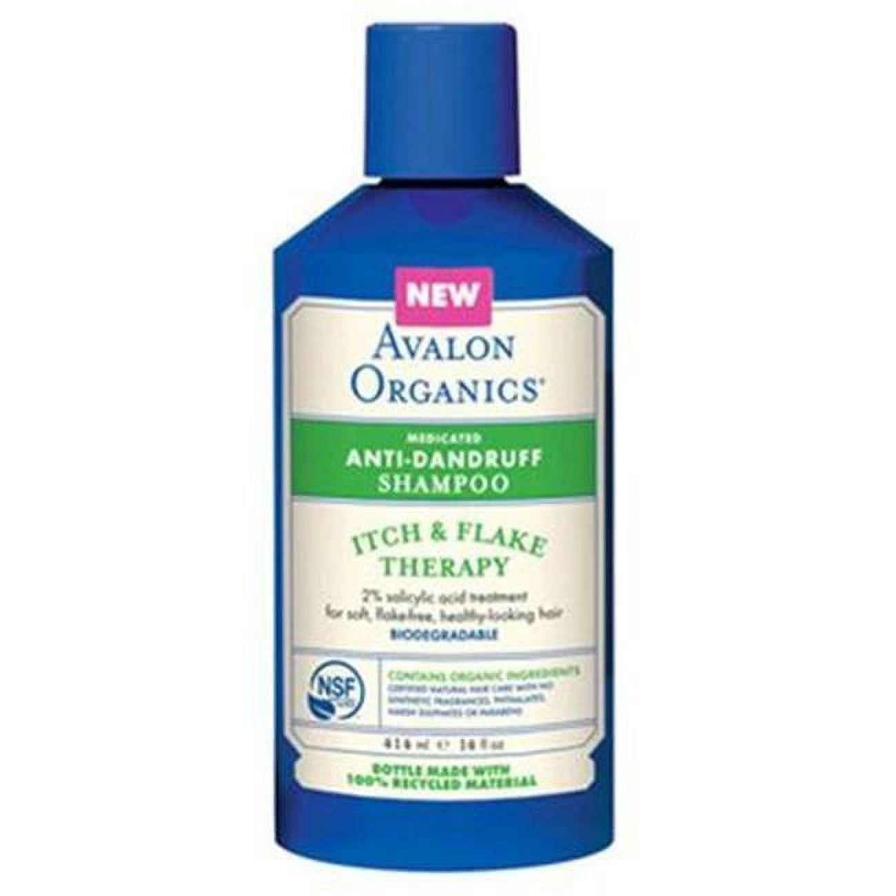 Avalon 1520246 Active Organics Anti Dandruff Shampoo, 14 oz - Walmart.com
