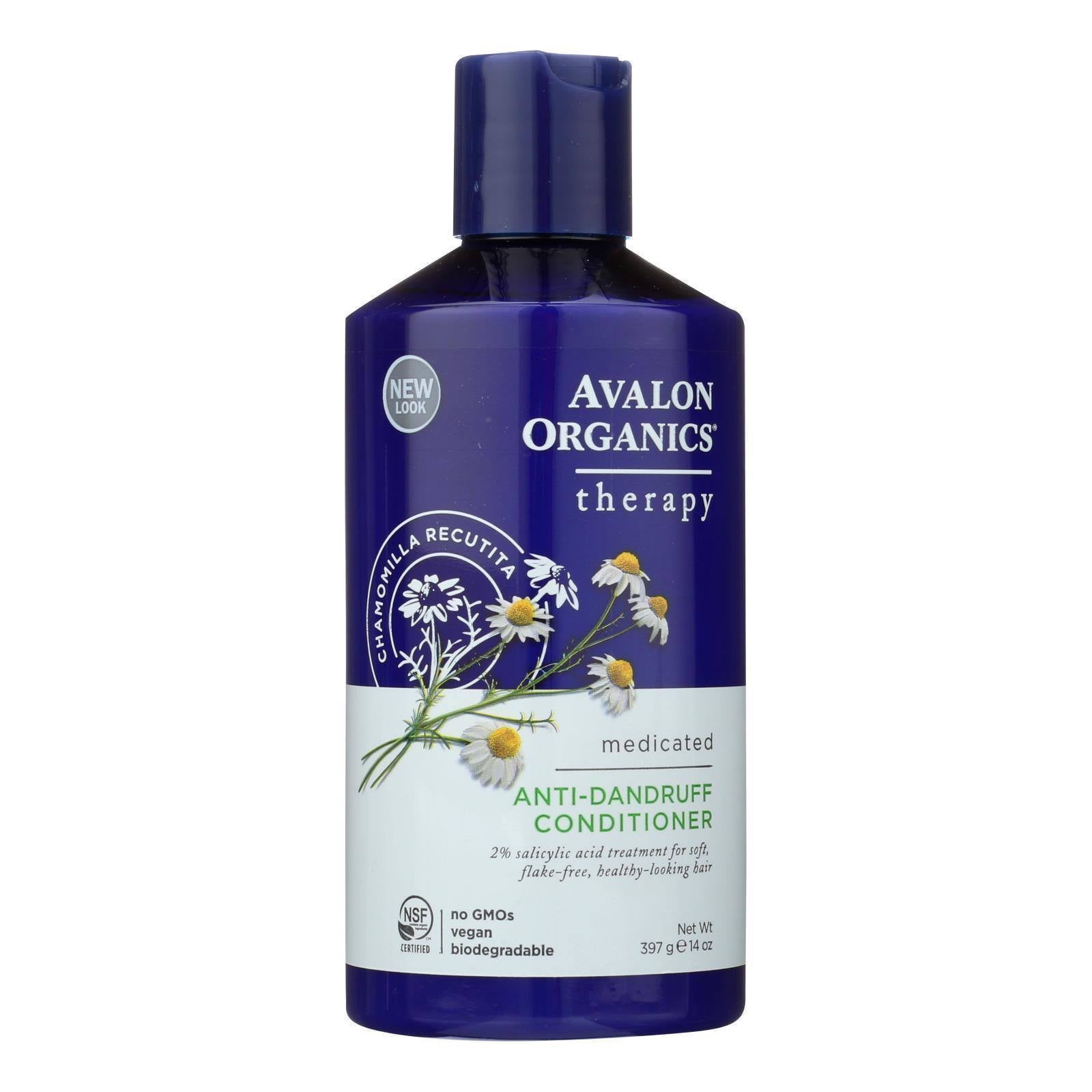 Avalon Active Organics Conditioner - Anti Dandruff - 14 oz - Walmart.com