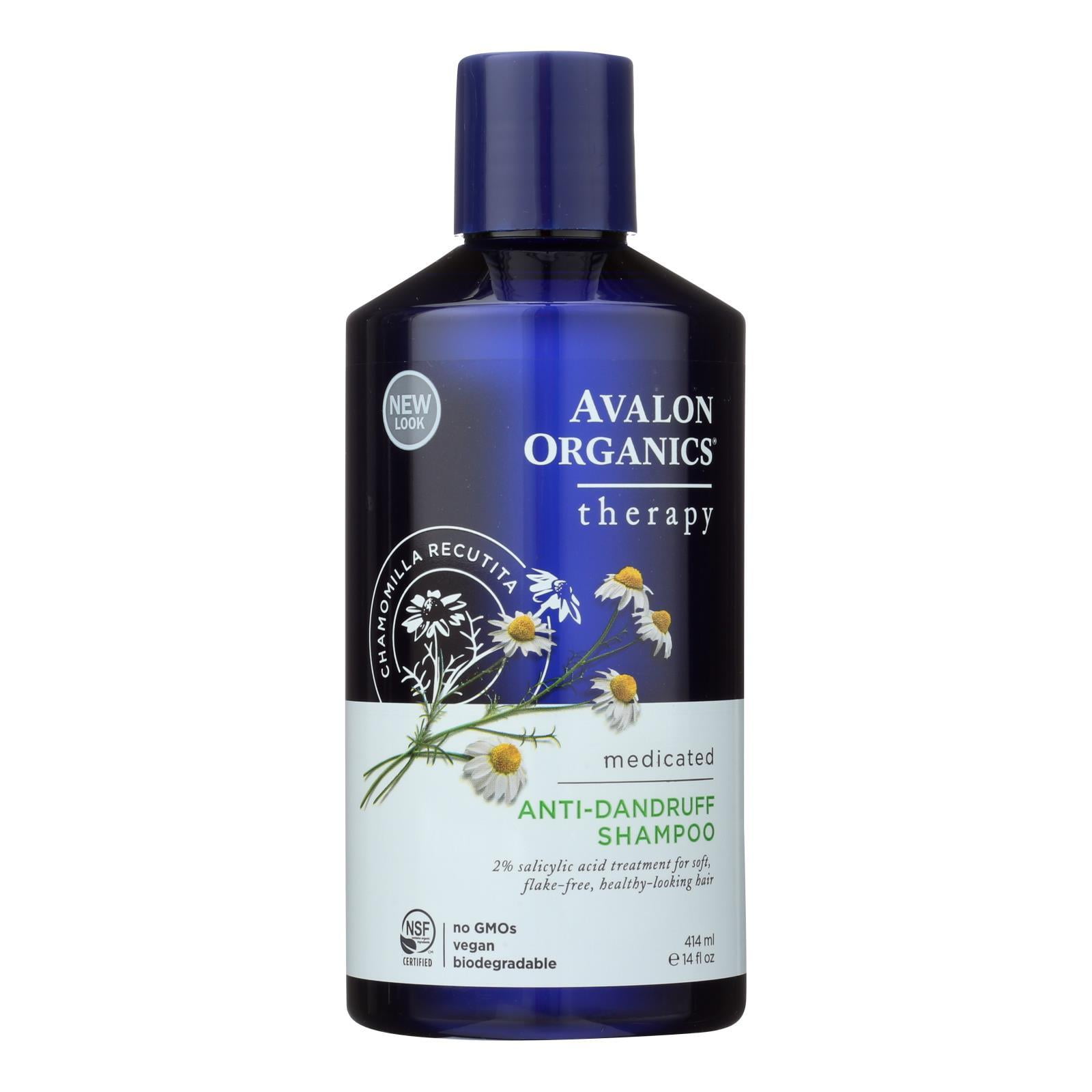Avalon Active Organics Shampoo - Anti Dandruff - 14 oz - Walmart.com