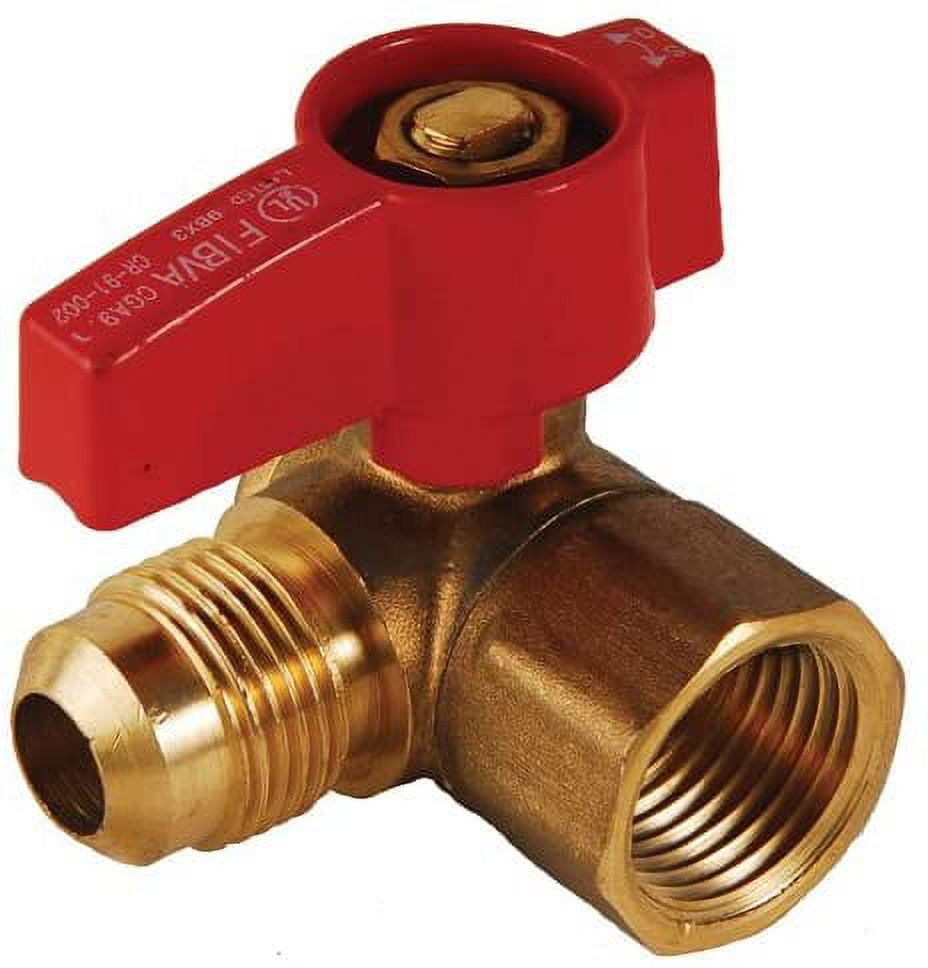 Avalon Angle Gas Valve 1/2" Male Flare x 1/2" FIP - Walmart.com