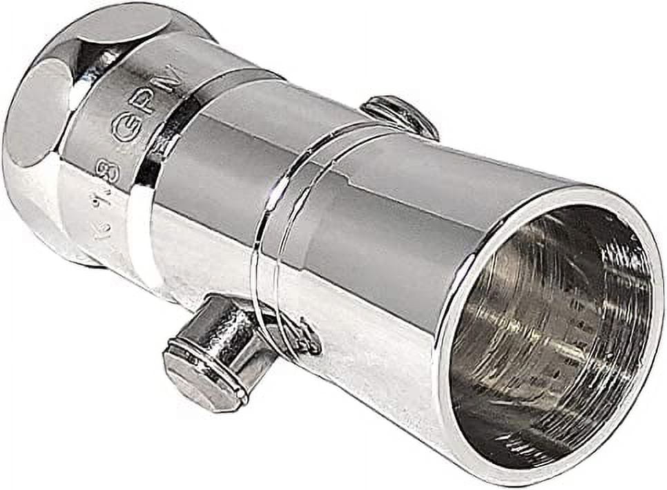 Avalon Brass Shower Head with Stop Shut Feature, Push Button Flow ...