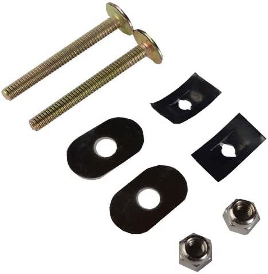 Avalon Closet Toilet Bolt Kit 3-1/2" x 1/4" Pack of 10 - Walmart.com