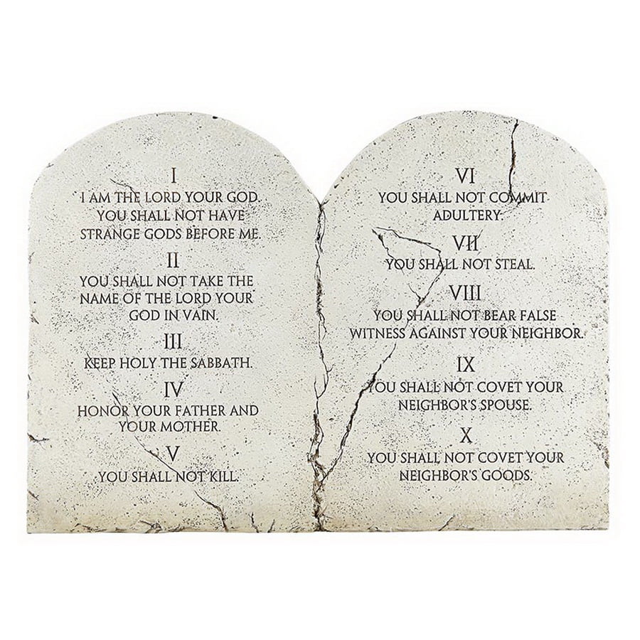 Avalon Gallery N0011 12" Ten Commandments Statue - Walmart.com