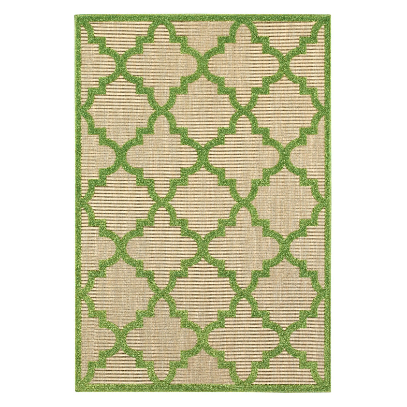 Avalon Home Catalina Scallop Lattice Indoor/Outdoor Mixed Pile Area Rug ...