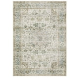 Avalon Home Celeste Washable Vintage Oriental Ivory/ Multi Indoor Area Rug - Walmart.com
