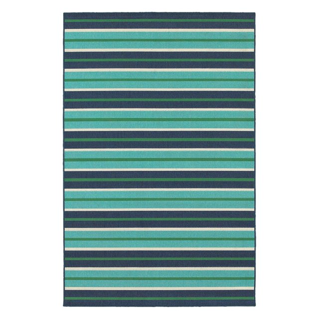 Avalon Home Mackay Horizontal Stripes Indoor/Outdoor Area Rug - Walmart.com