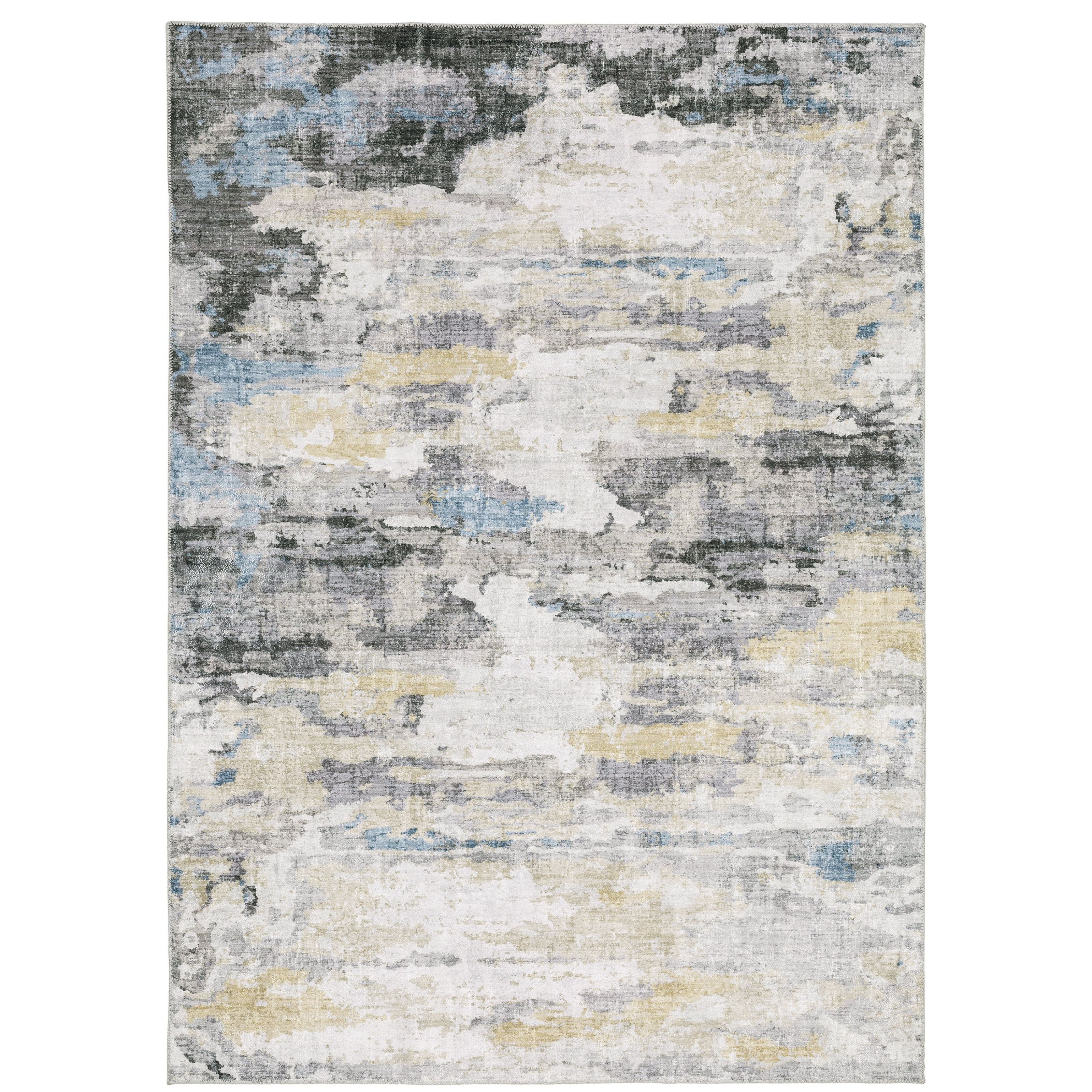 Avalon Home Marlowe Distressed Abstract Rug - Blue - Walmart.com