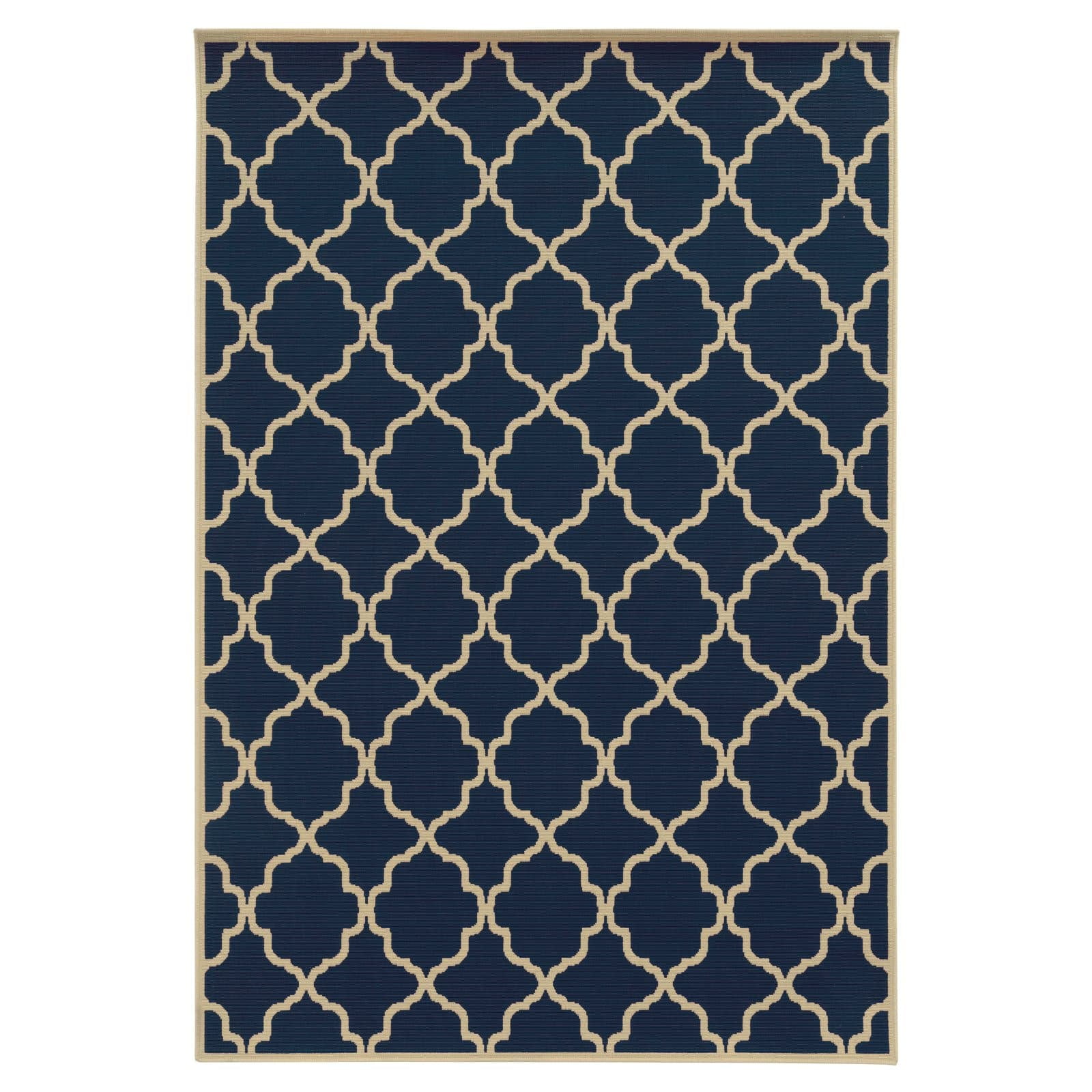 Avalon Home Roanoke Scalloped Lattice Indoor/Outdoor Area Rug - Walmart.com