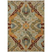Mark&Day Area Rugs, 8x10 Kreijl Traditional Bright Orange Area Rug (7 ...