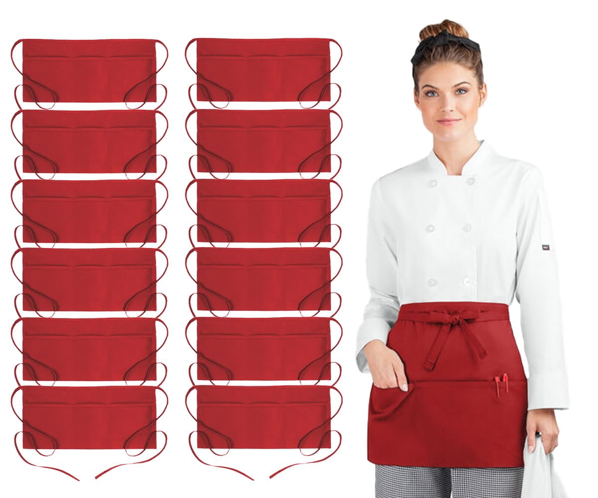 Avalon Kitchen apron women waiter aprons for women with pockets short ...