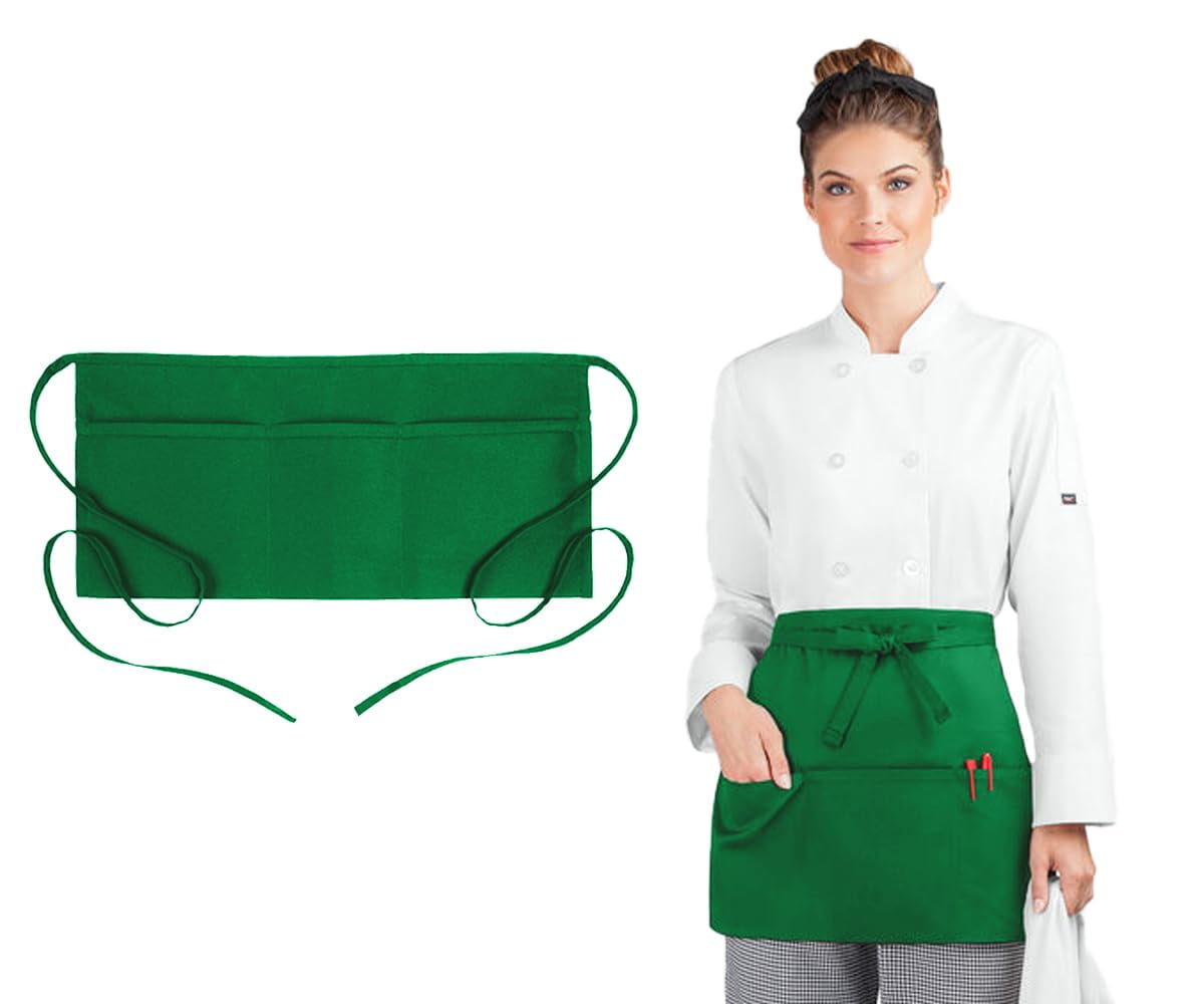 Avalon Kitchen server aprons for waitress cute half apron with pockets ...