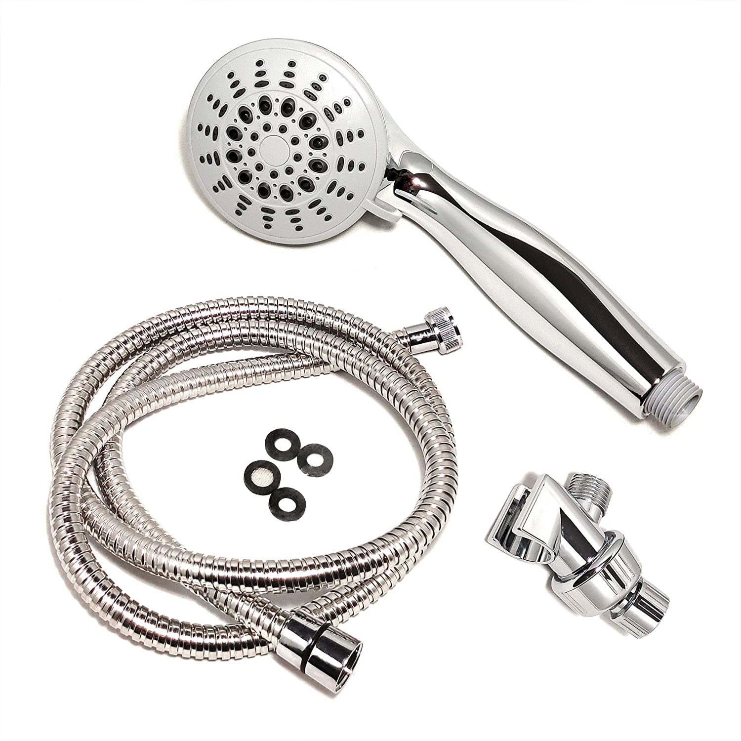 Avalon Lotus Handheld Shower with Pivot Ball Holder Stainless Steel ...