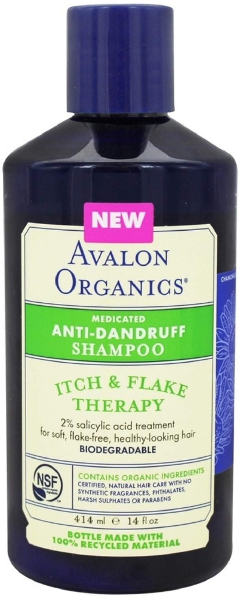 Avalon Organics Anti-Dandruff Itch & Flake Shampoo 14 oz - Walmart.com