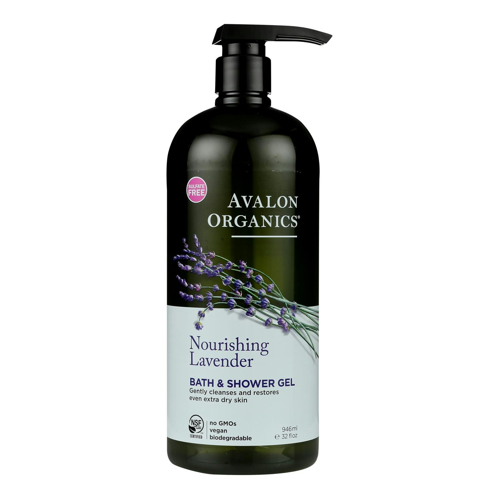 Avalon Organics Gel Bath & Shower Lavender Volume Size 32 oz (Pack Of 3) - Walmart.com