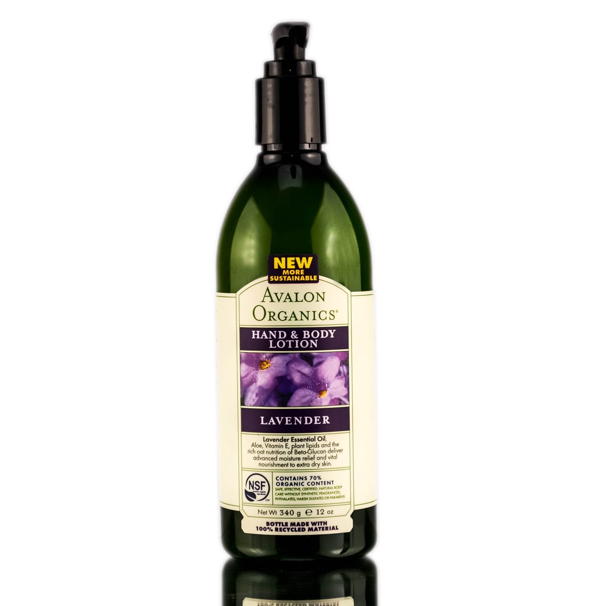 Avalon Organics Hand & Body Lotion, Nourishing Lavender, 12 Oz ...
