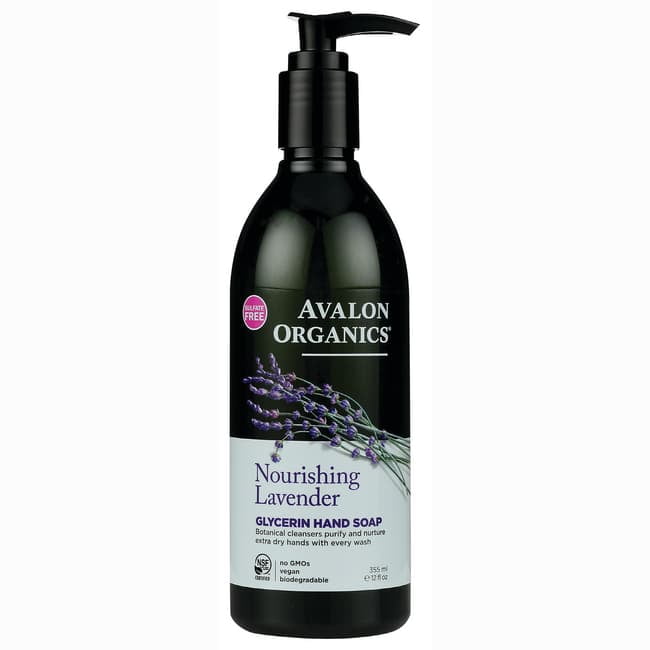 Avalon Organics Nourishing Lavender Glycerin Hand Soap, 12 oz ...