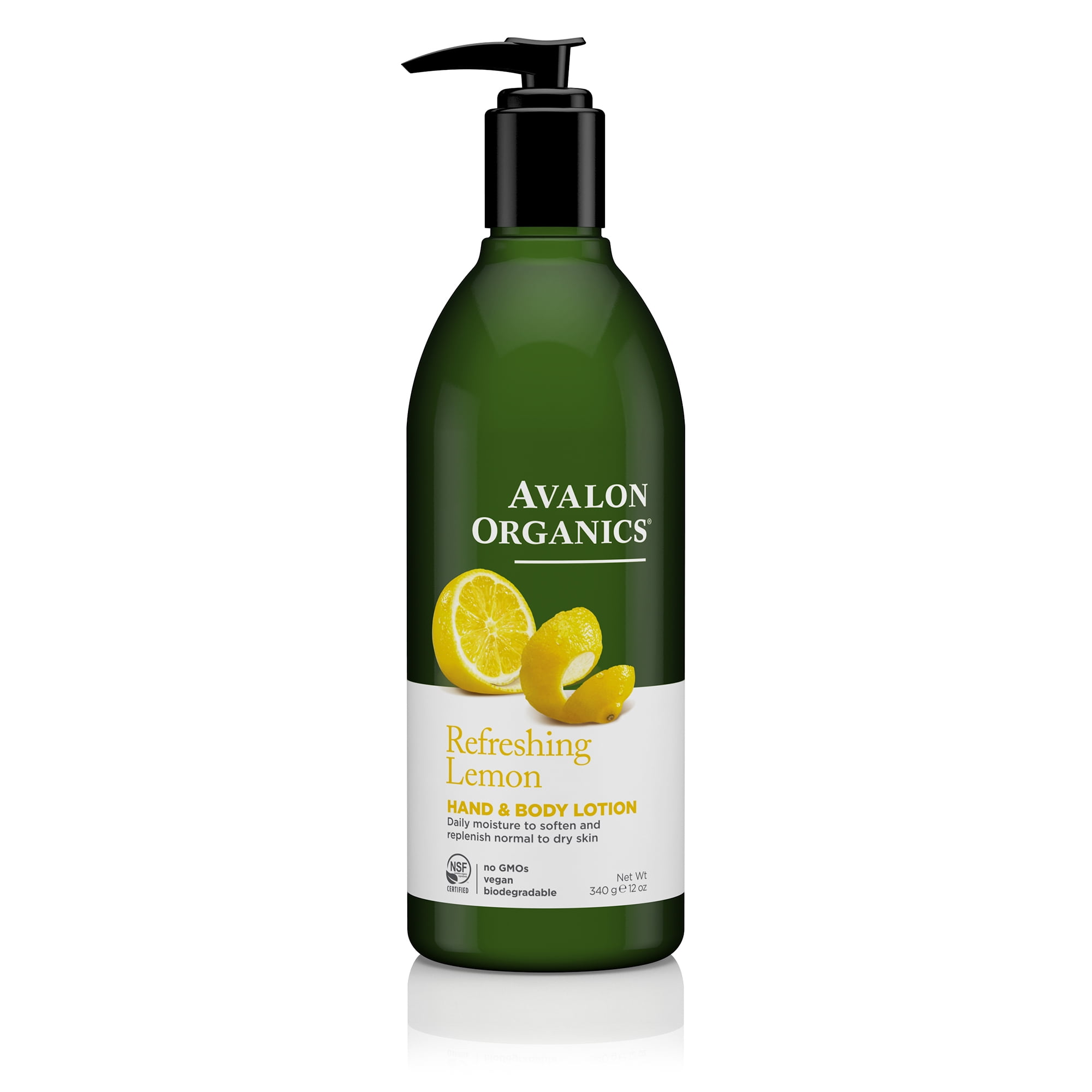 Avalon Organics Natural Botanical Moisturizer, Refreshing Lemon Hand ...