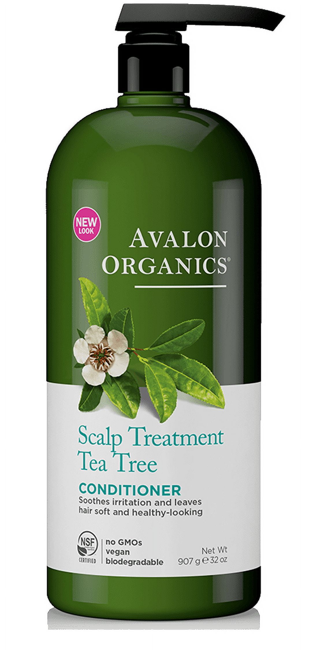 Avalon Organics Scalp Treatment Tea Tree Conditioner, 32 fl oz ...