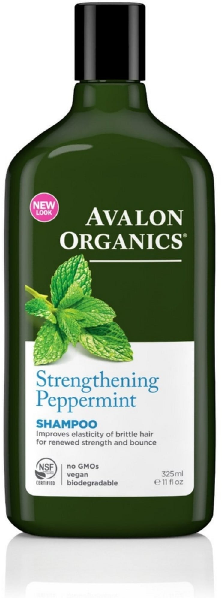 Avalon Organics Strengthening Shampoo, Pepppermint 11 oz - Walmart.com
