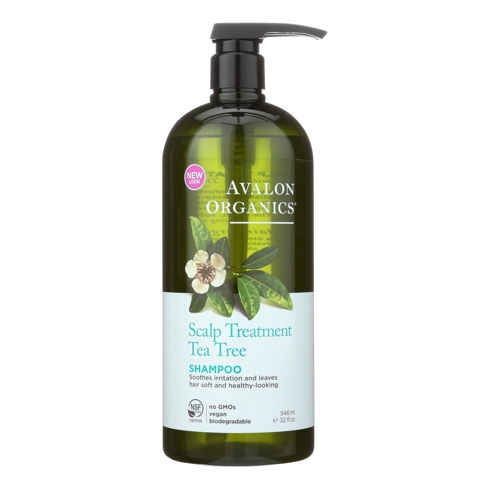 Avalon Organics Scalp Treatment Tea Tree Shampoo, 11 Fl Oz - Walmart.com