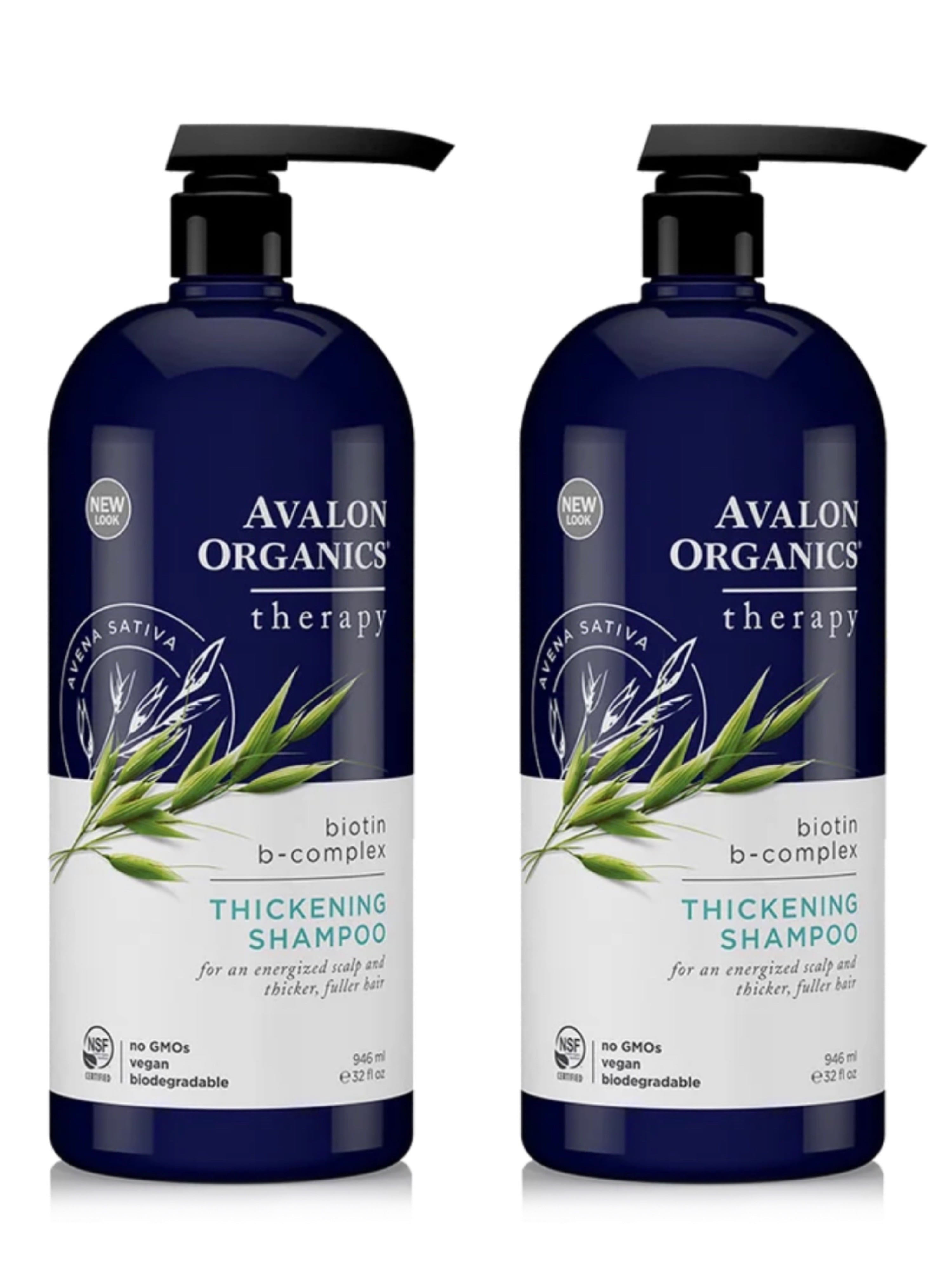Avalon Organics Thickening Biotin B-Complex Shampoo with Biotin B ...