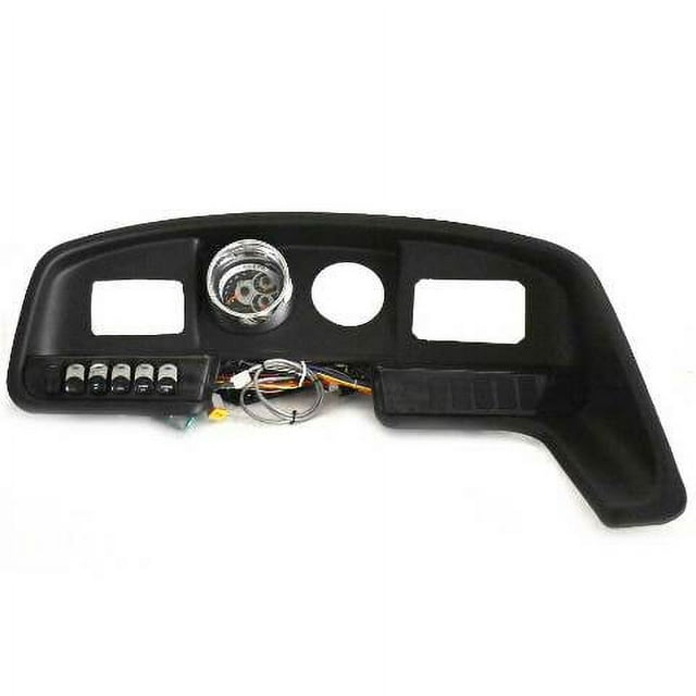Avalon Pontoon Boat Gauge Dash Panel 125740 | Black Matte - Walmart.com