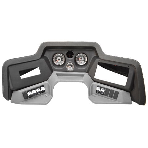 Avalon Pontoon Boat Gauge Dash Panel 125854SL | Black Iron Gray ...