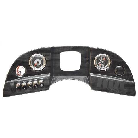 Avalon Pontoon Boat Gauge Panel 125746 | Gray Woodgrain - Walmart.com