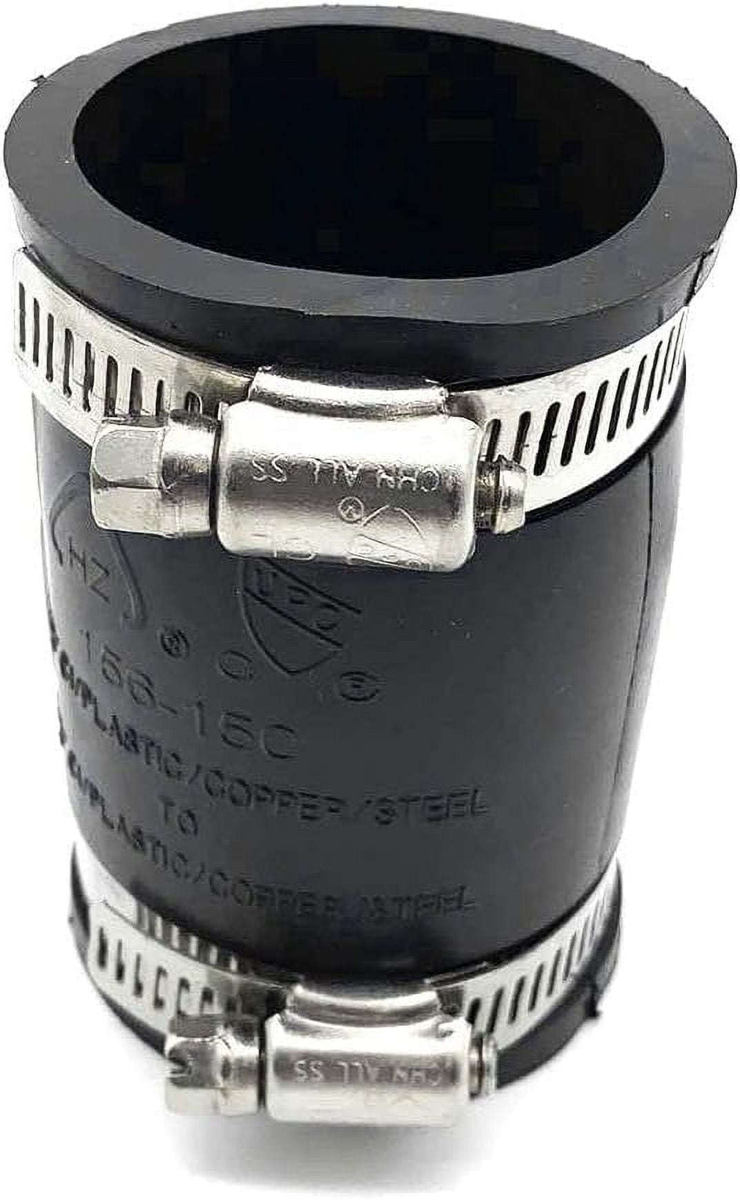 Avalon Rubber Flexible Coupling Parallel 1-1/2 inch x 1-1/2 inch - Walmart.com