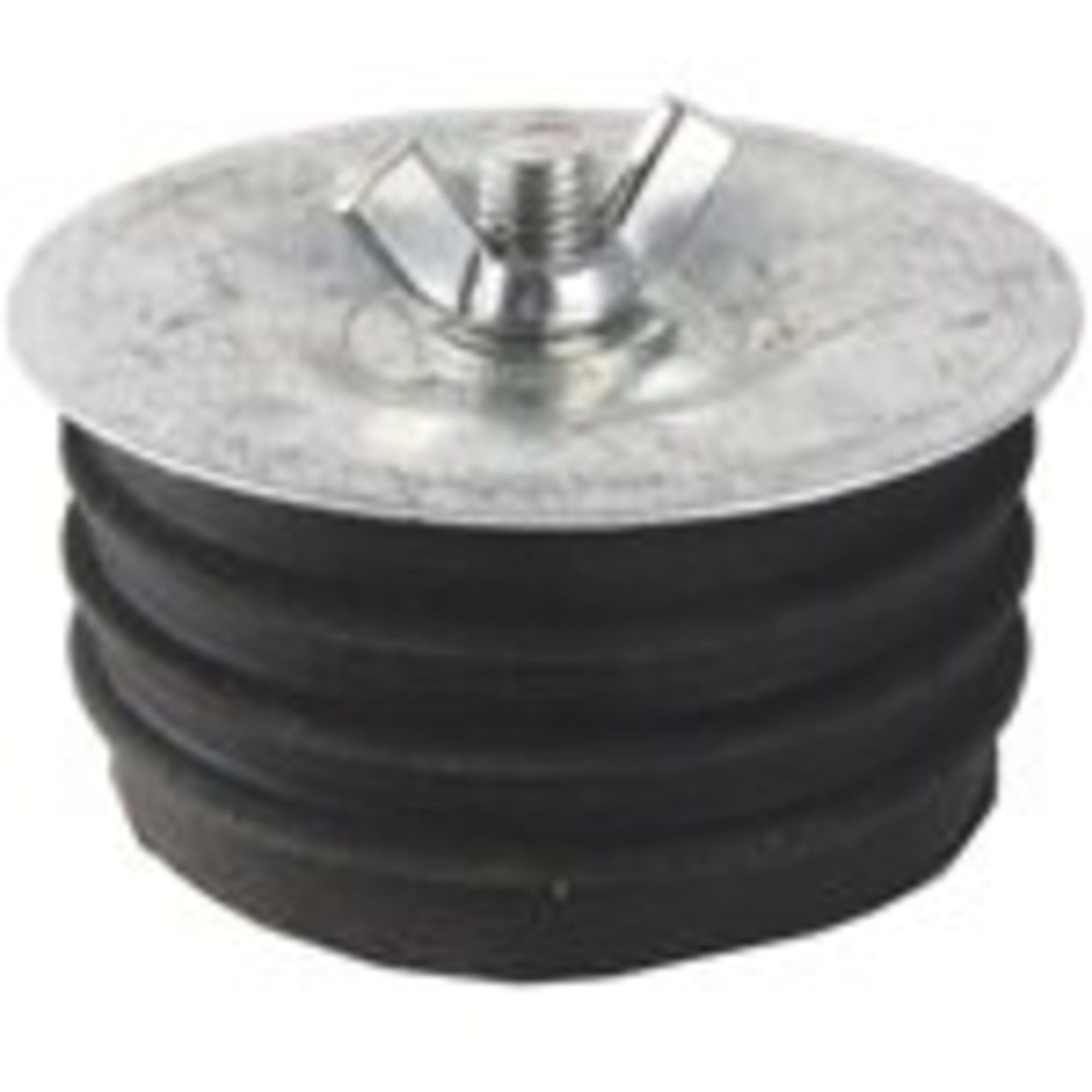 Avalon Rubber Test Plug with Metal Plate and Wing Nut 3" - Walmart.com