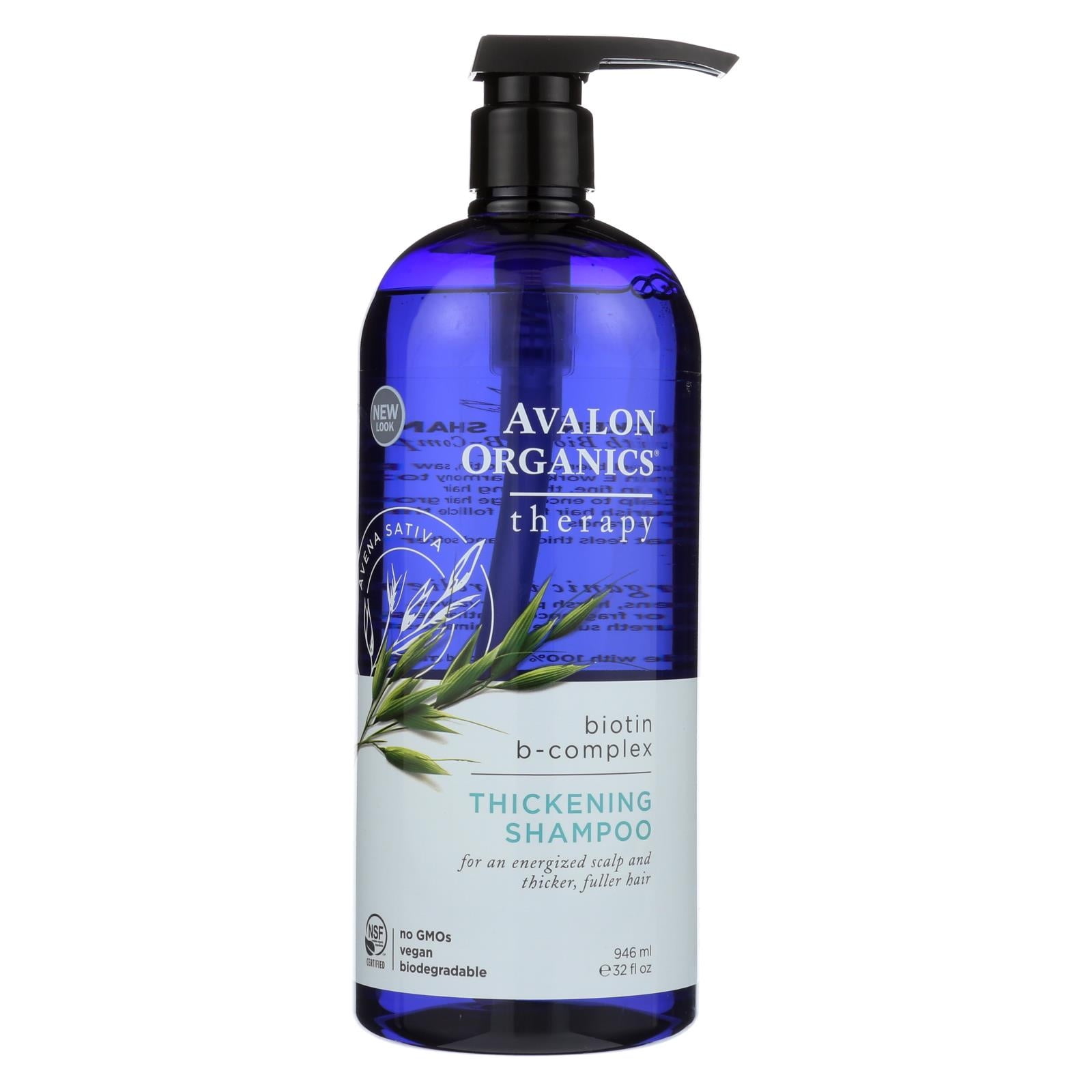 Avalon Shampoo - Organic Biotin-b Complex - 32 Oz - Walmart.com