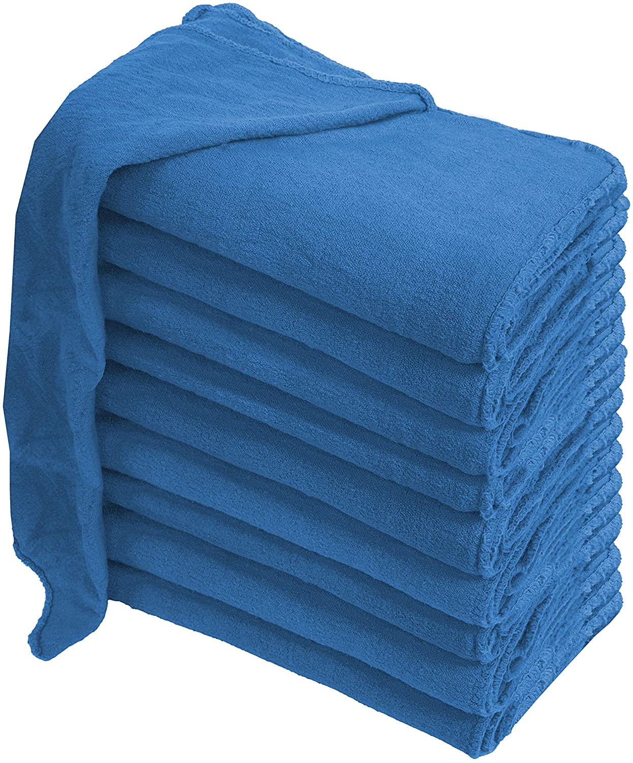 Avalon Towels 100% Cotton Shop Towels – 12x14 inches Super Value Pack ...