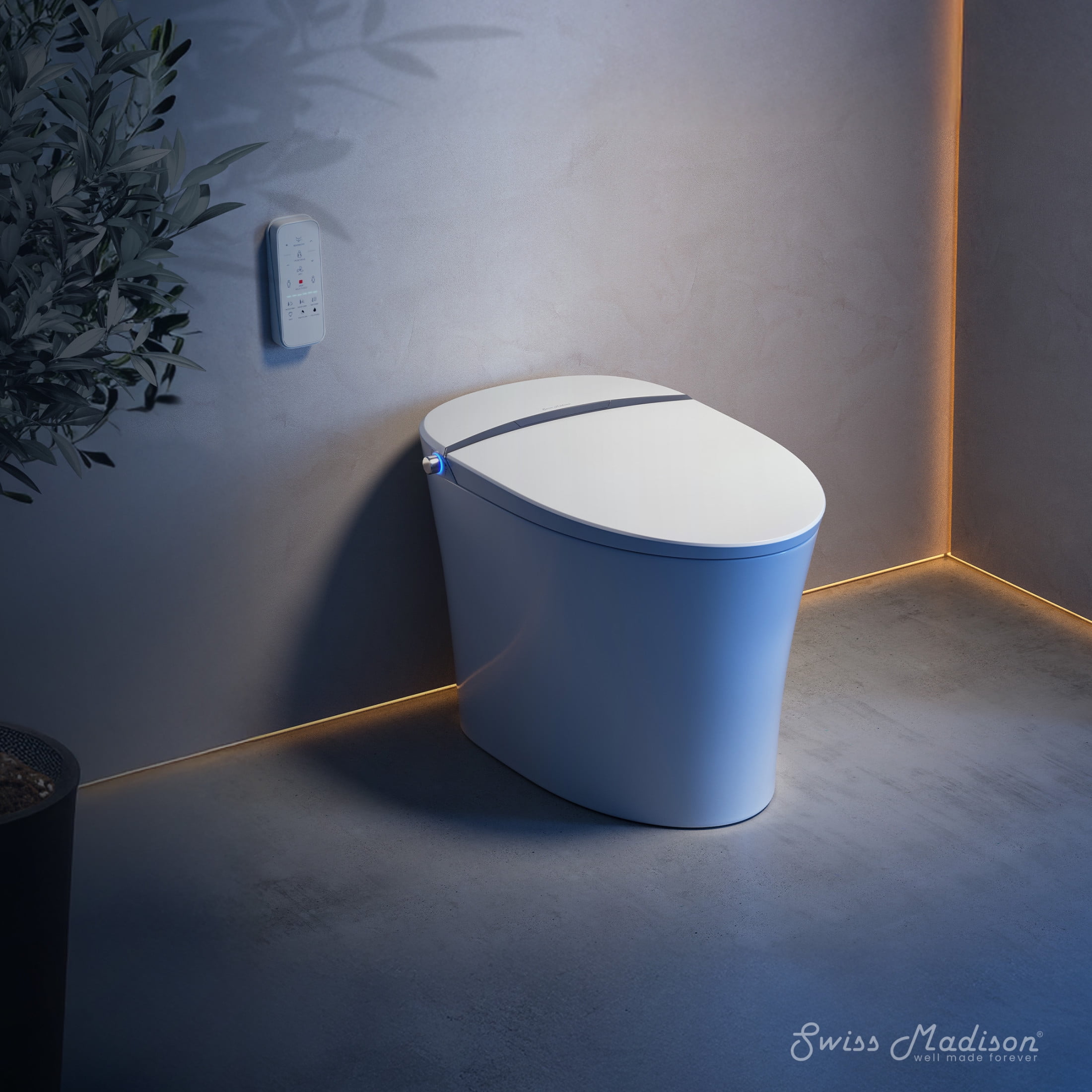Viro Smart Tankless Elongated Toilet and Bidet, Touchless Vortex Dual ...
