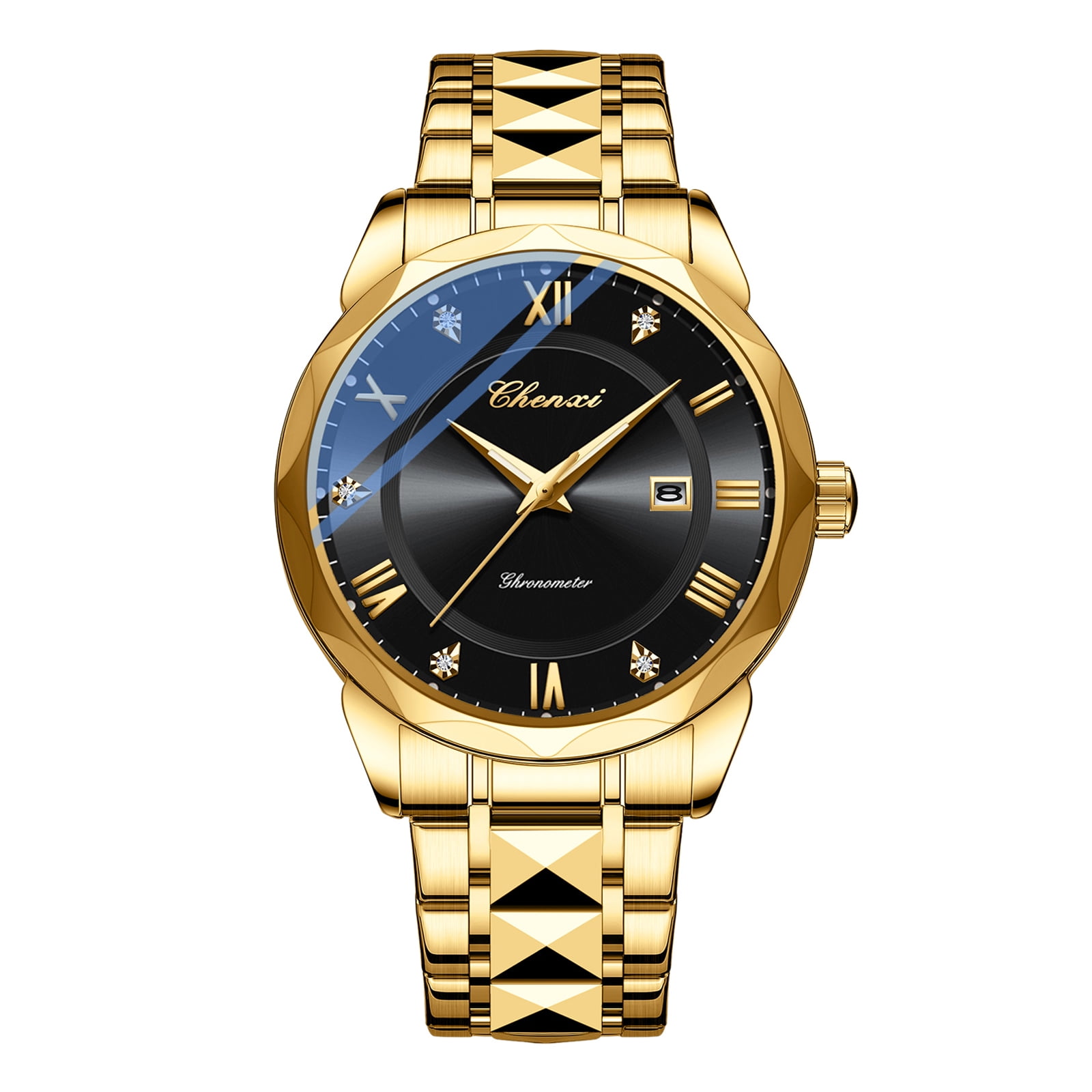 Avaner Men's Analog Quartz Business Watch: Stainless Steel Strap ...