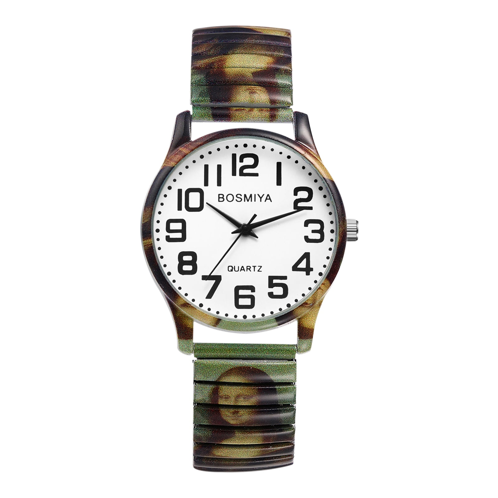 Avaner Stretch Band Watch for Women: Bohemia Printing Easy Reader ...