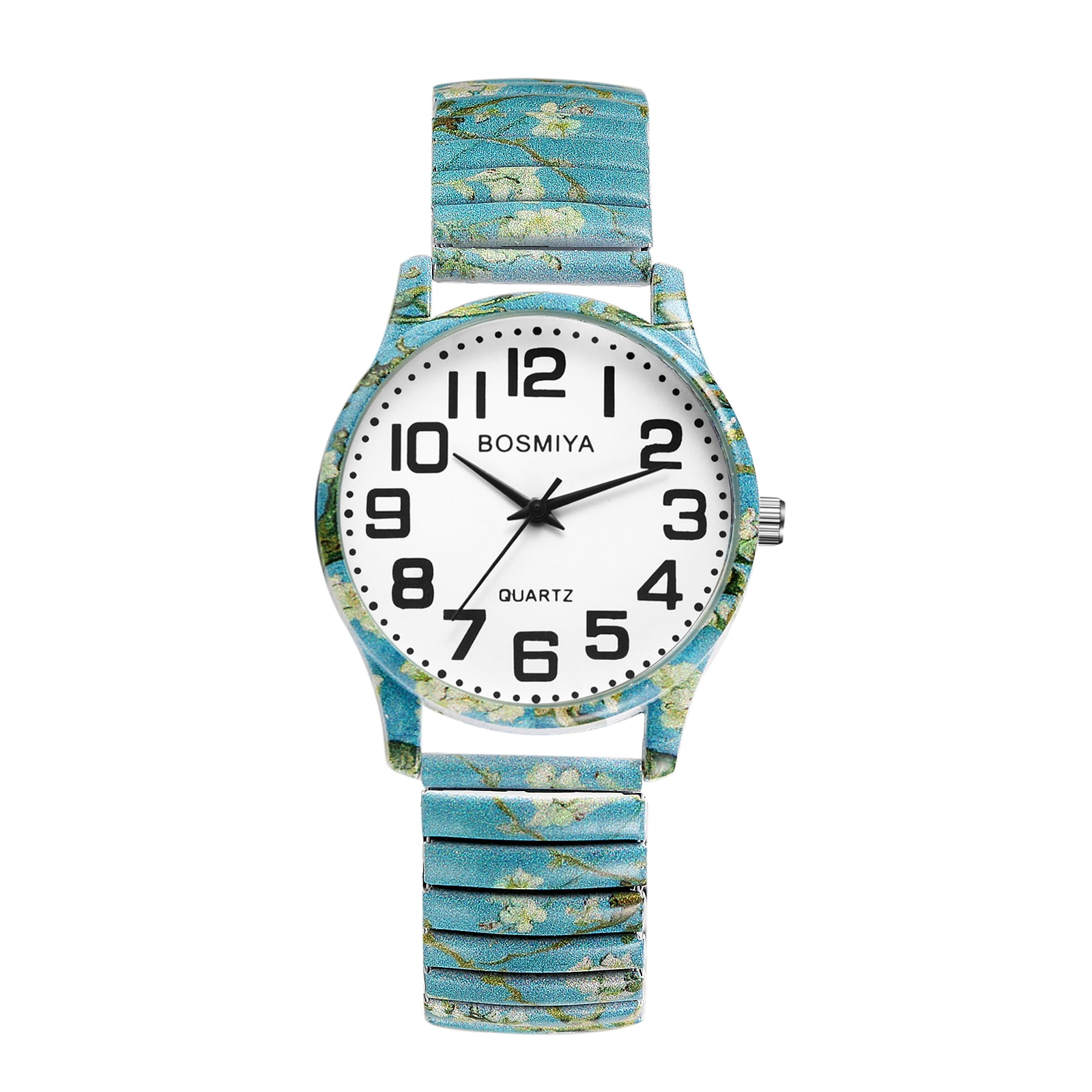 Avaner Stretch Band Watch for Women: Bohemia Printing Easy Reader ...