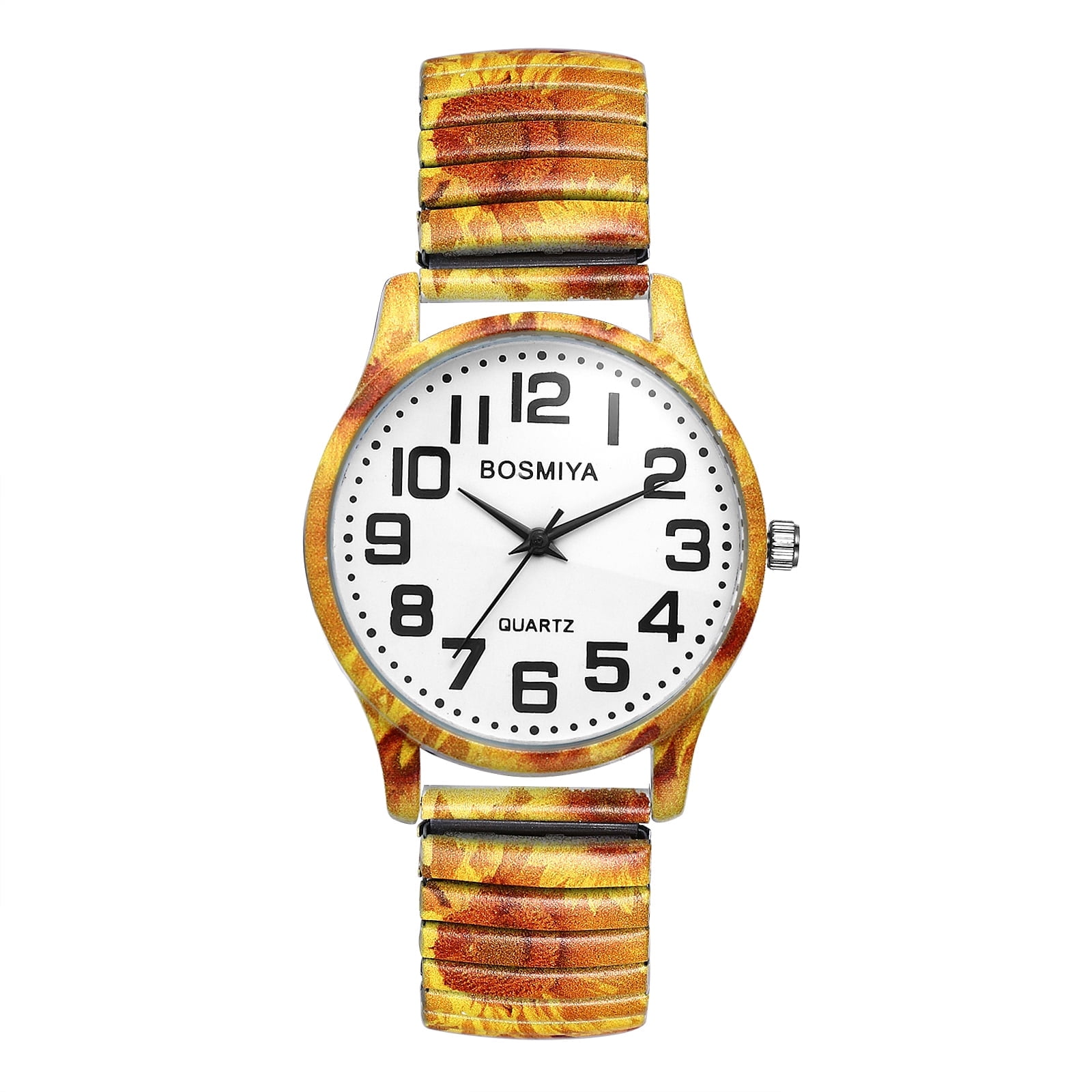 Avaner Stretch Band Watches for Women: Bohemia Flower Easy Reader ...