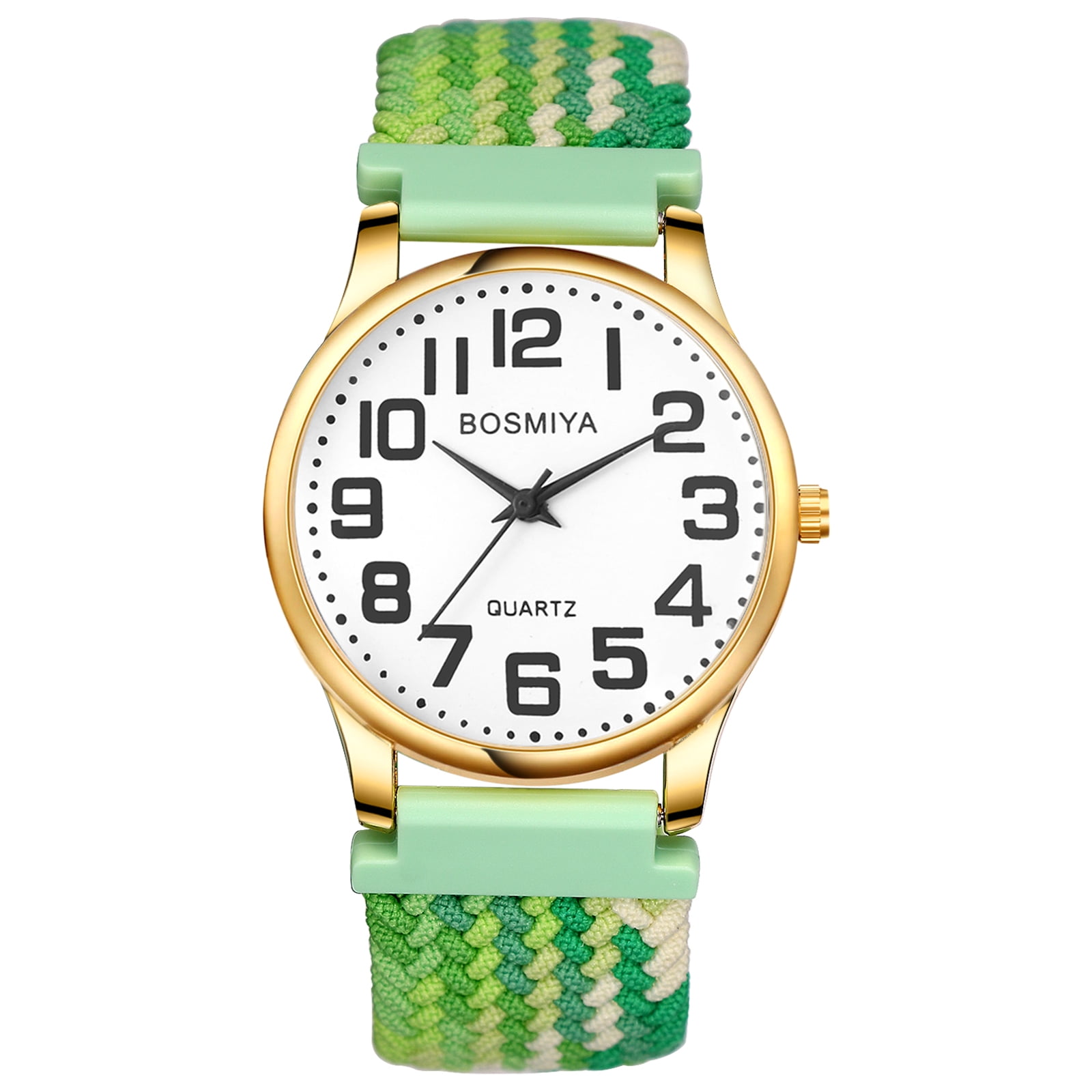 Avaner Women'S Elastic Watches, Easy Read Big Dial Analog Quartz ...