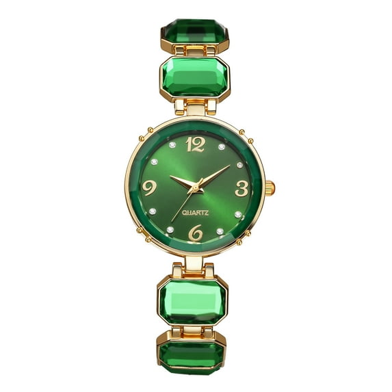 Avaner Women's Analog Quartz Round Watch: Detachable Imitation crystal ...