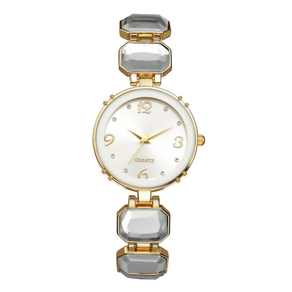 Avaner Women's Analog Quartz Round Watch: Detachable Imitation crystal ...
