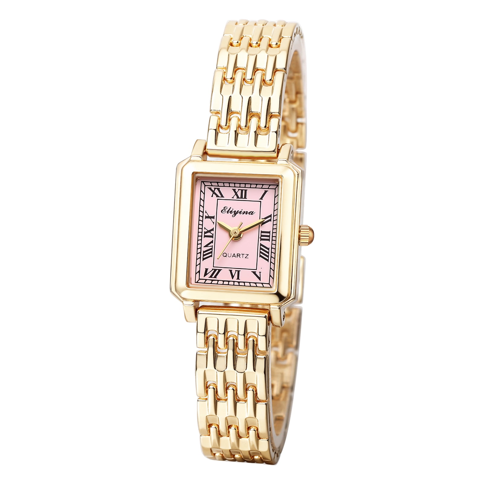 Avaner Women's Analog Quartz Square Watch: Detachable Stainless Steel ...