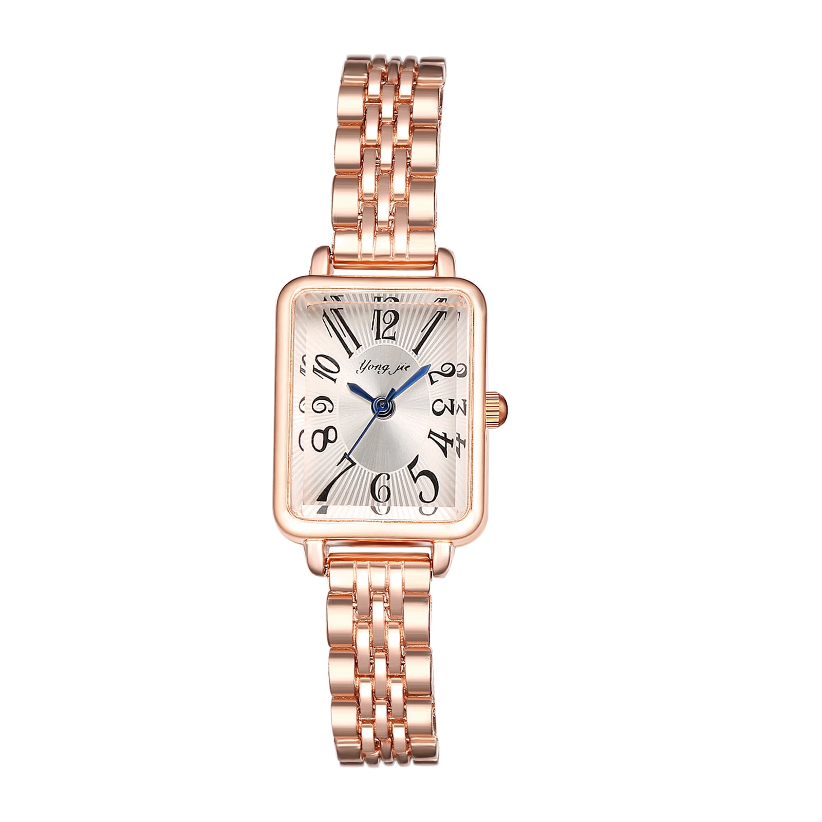 Avaner Women's Analog Quartz Square Watch: Detachable Stainless Steel ...