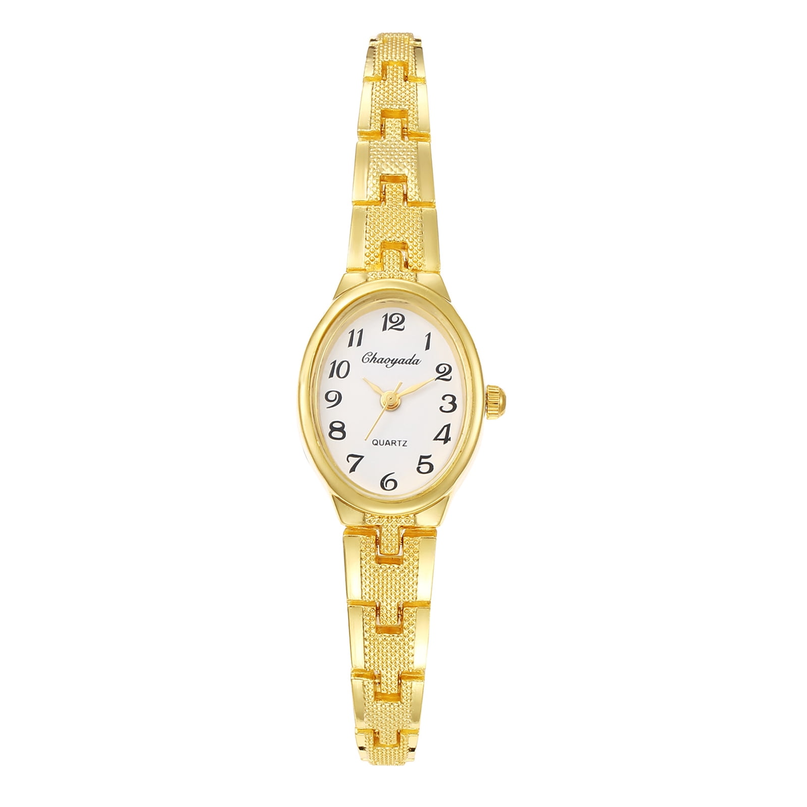 Avaner Women's Quartz Analog Watch: Small Oval Watch with Arabic ...