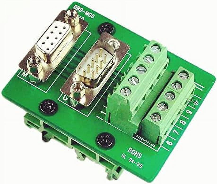 Avanexpress DB9 Breakout Connector RS232 Serial 9 Pin Connector Db9 Terminal (Male and Female ...