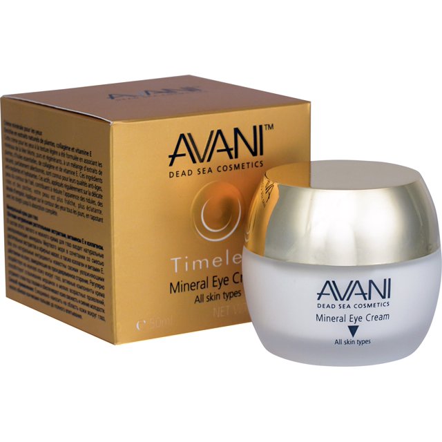 Avani Dead Sea Cosmetics Timeless Mineral Eye Cream, 1.7 Fl Oz ...