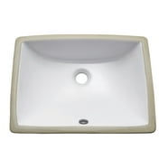 TOTO® 19" x 12-3/8" Rectangular Undermount Bathroom Sink with ...