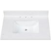 43" Bathroom Vanity Top with Ceramic Undermount Sink & Backsplash ...