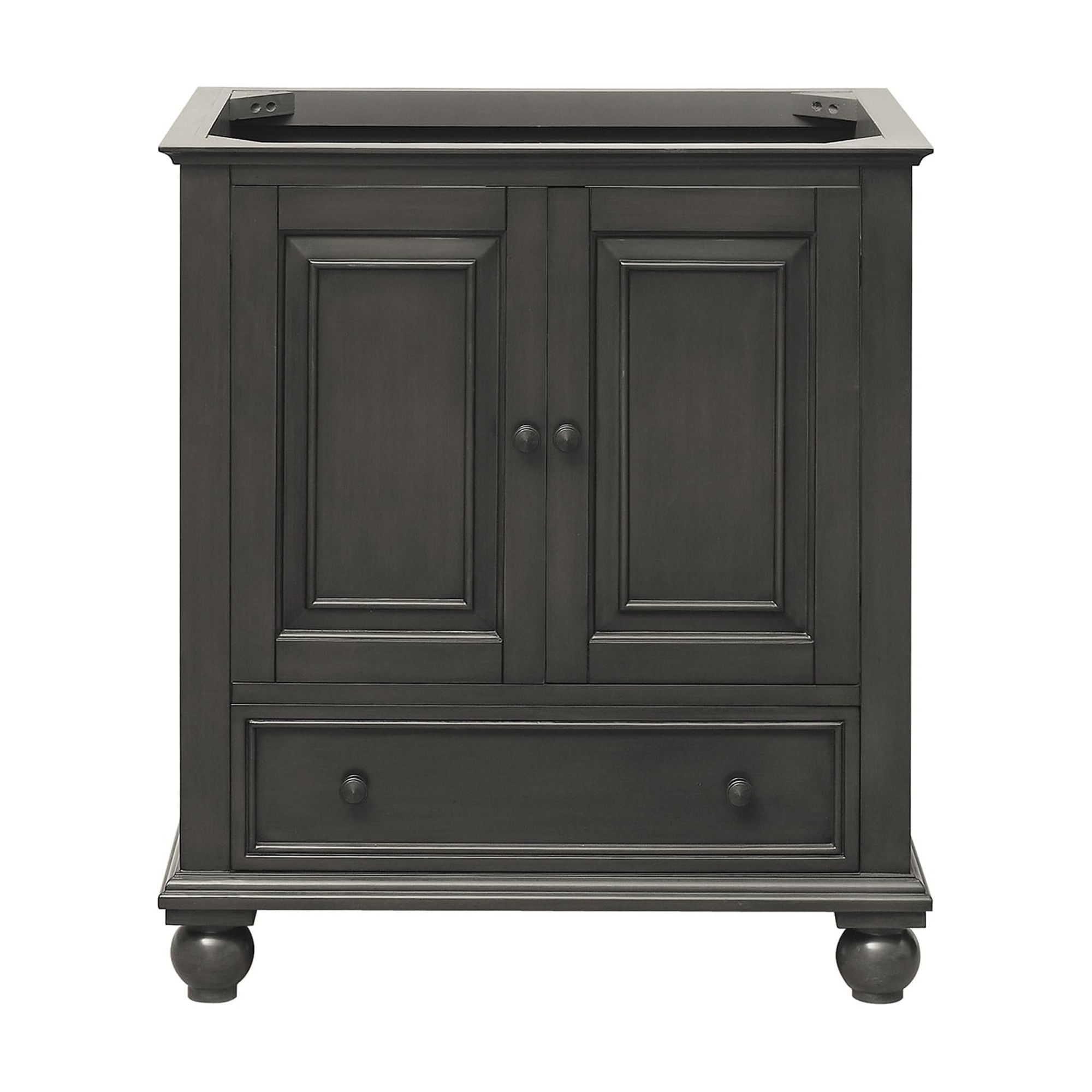 Avanity Thompson 30" Bathroom Vanity Base Cabinet in Charcoal - Free ...