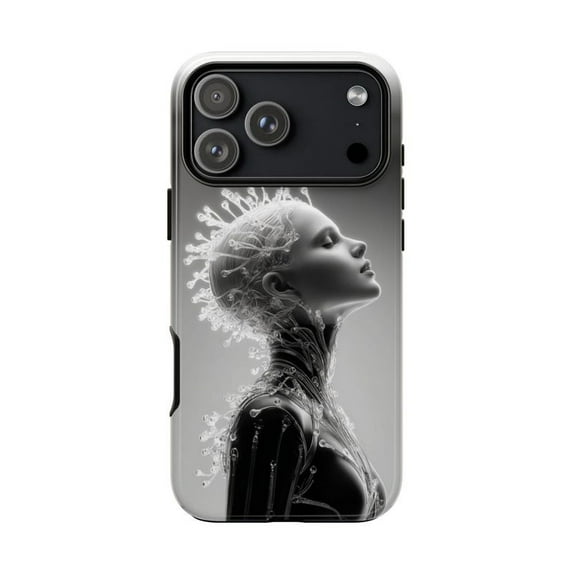 Avant Garde Digital Fashion Model Illustration Case for iPhone 11,12,13 ...