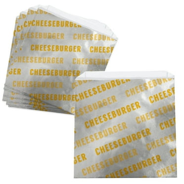 Avant Grub Retro, Grease Proof Foil Laminated Burger Wrappers 25 Pk ...